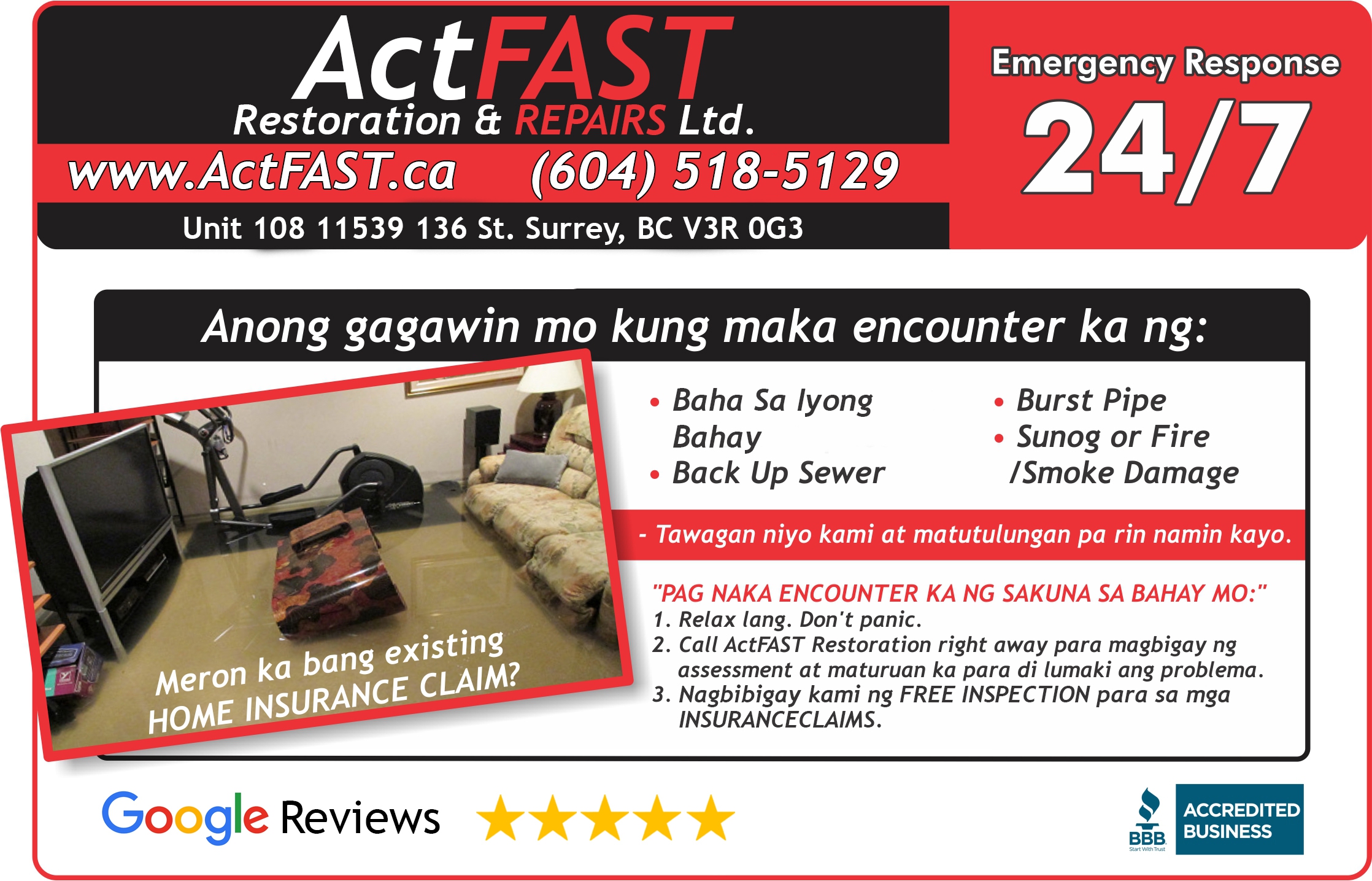 ActFAST Restoration & Repairs Ltd. – Directory